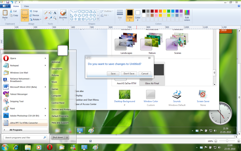 How to Install 3rd party themes in Windows 7
