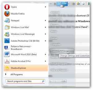 Installation and uninstallation of programs in Windows 7