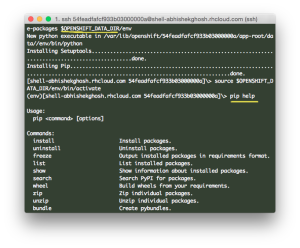 Enabling Python in PHP Gear on OpenShift PaaS