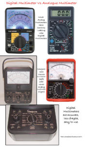 Digital Multimeter Vs Analogue Multimeter